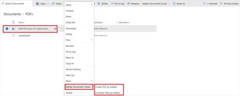 SharePoint Online - O365: How to Edit PDF File in SharePoint Online ...