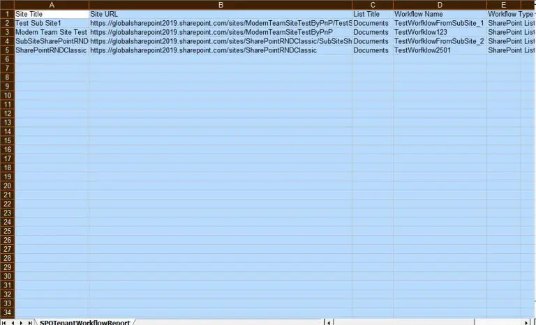 2 best way to get workflow inventory from SharePoint online using PowerShell CSOM - Global ...