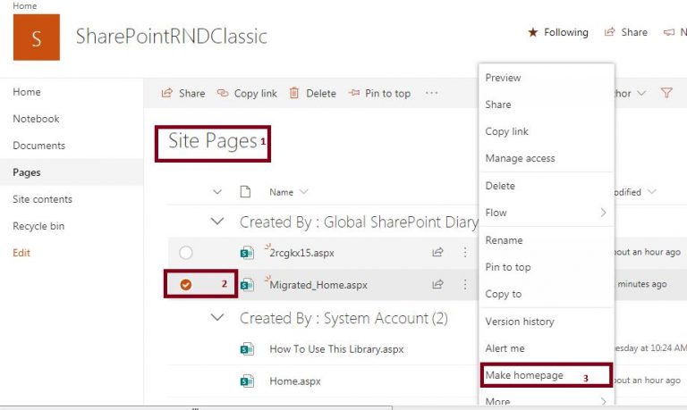 In 2 steps convert classic SharePoint page to modern using PnP - Global SharePoint Diary