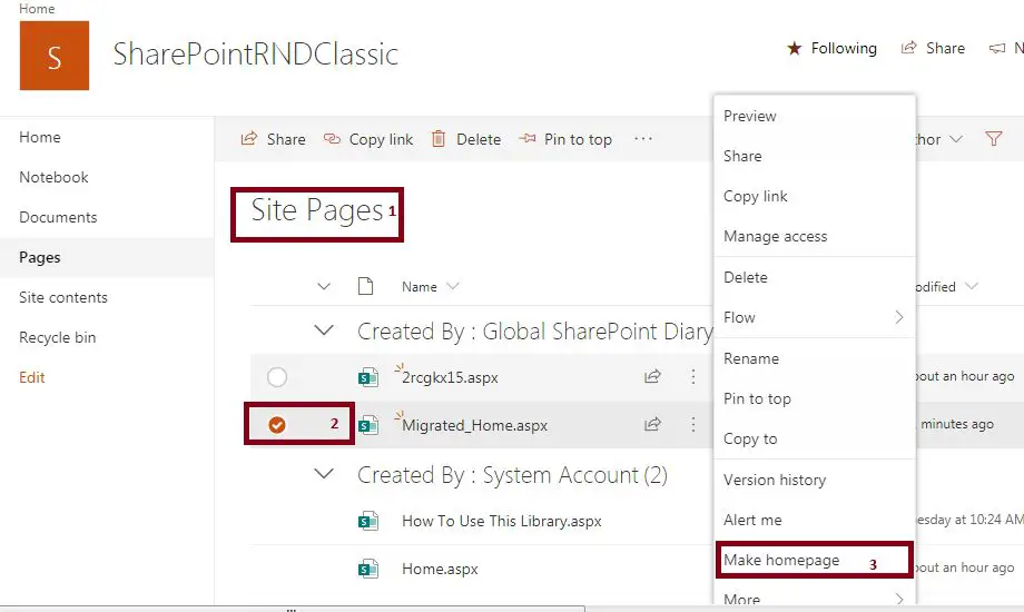 In 2 steps convert classic SharePoint page to modern using PnP - Global ...