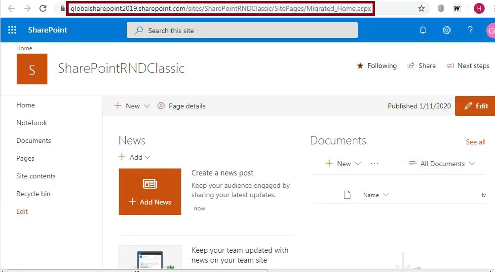 In 2 steps convert classic SharePoint page to modern using PnP - Global ...