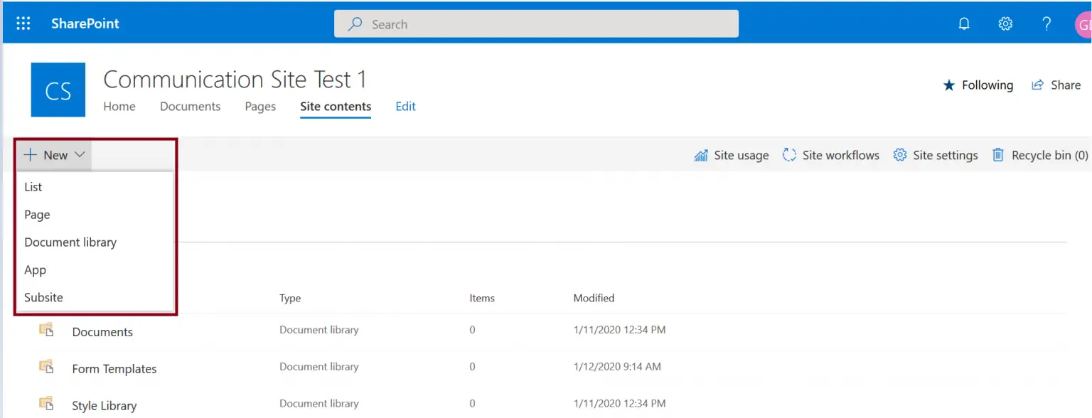 3 ways add picture library to communication site - SharePoint Online ...