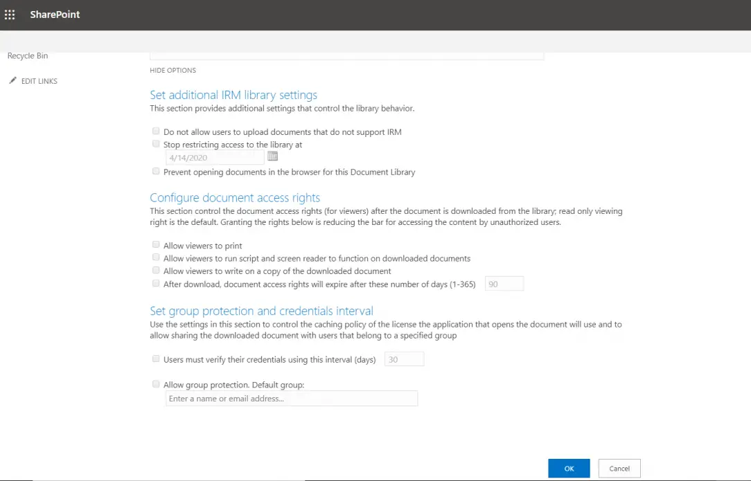 Enable and configure information rights management (IRM) in SharePoint ...