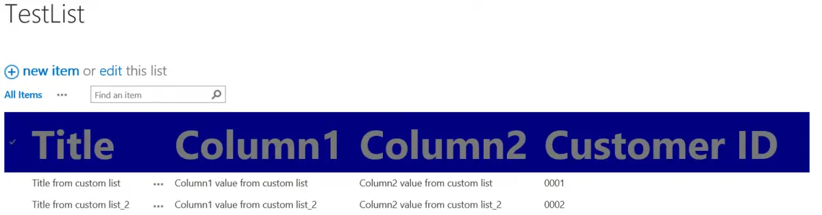 Column header formatting in SharePoint list Quick Edit or Datasheet ... Column header formatting in SharePoint list Quick Edit or Datasheet ...