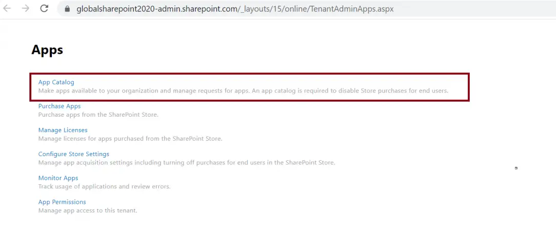 Instantly create app catalog site in SharePoint online step by step ...