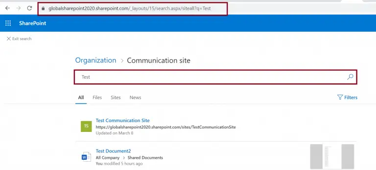 Discover custom search result page in SharePoint Online - deploy SPFx ...