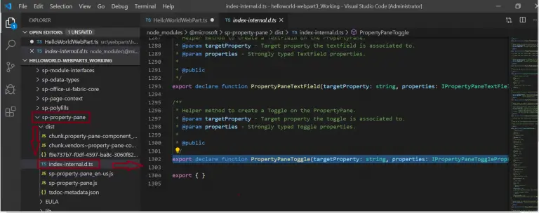 In 2 steps instantly create custom property in SharePoint Framework ...