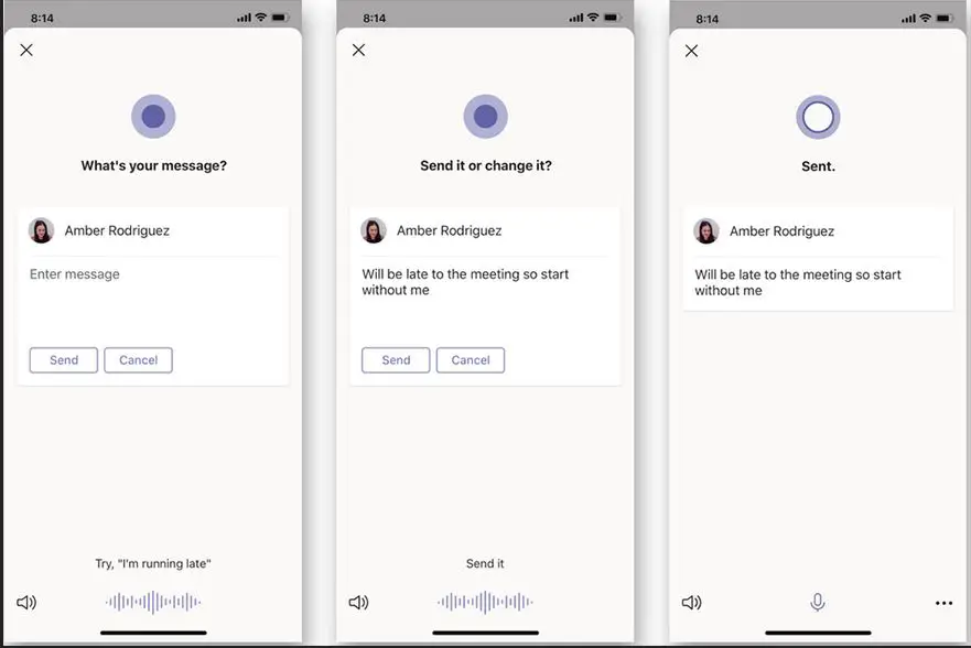 Quickly understand cortana voice assistant in Teams mobile - Microsoft ...