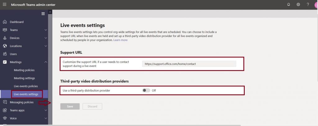 Manage Live Event Policies in Teams and Live Events Settings - Global ...