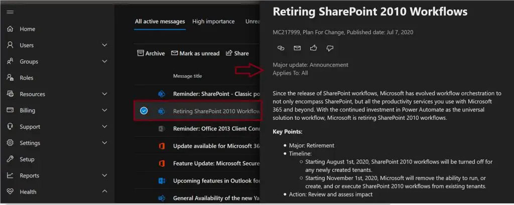 Retiring SharePoint 2010 Workflows from Microsoft 365 tenant - you must know it - Global ...