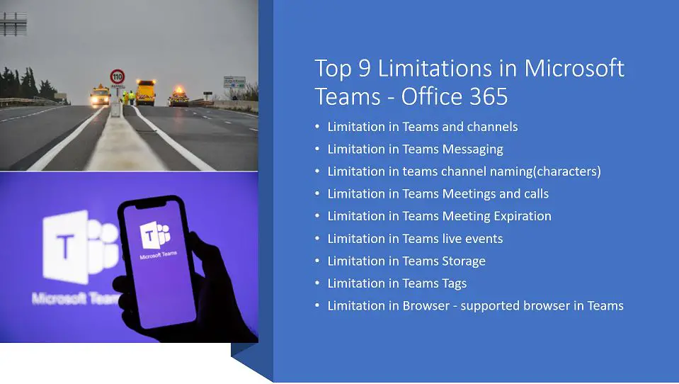 Limit in Microsoft Teams: Top 9 Limitations in Microsoft Teams - Office ...