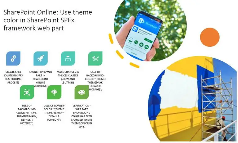 Best way to customize SharePoint theme colors: Use theme color in ...