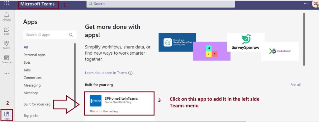 Configure SharePoint Online home site app in Microsoft Teams step by ...