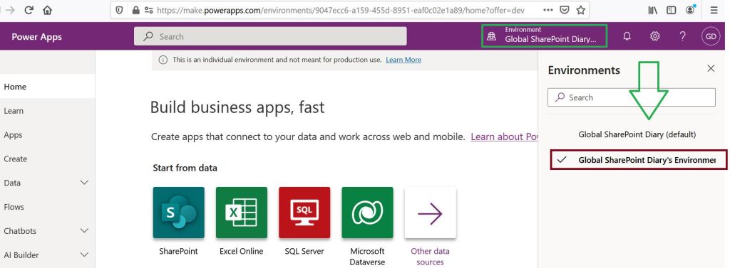 PowerApps Development Environment: Create free development environment ...
