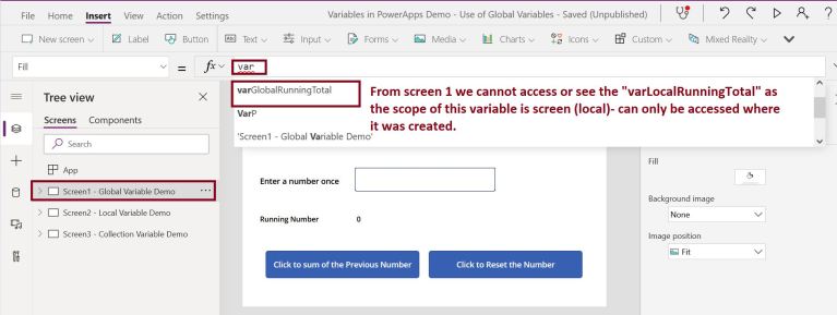 Set and UpdateContext function in PowerApps: Understand the difference between Set and ...