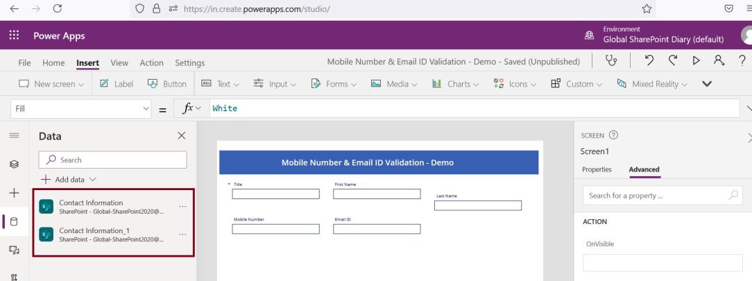 Best way PowerApps SharePoint connection step by step - o365 - Global ...