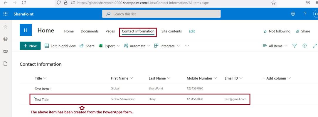 Best way PowerApps SharePoint connection step by step - o365 - Global ...