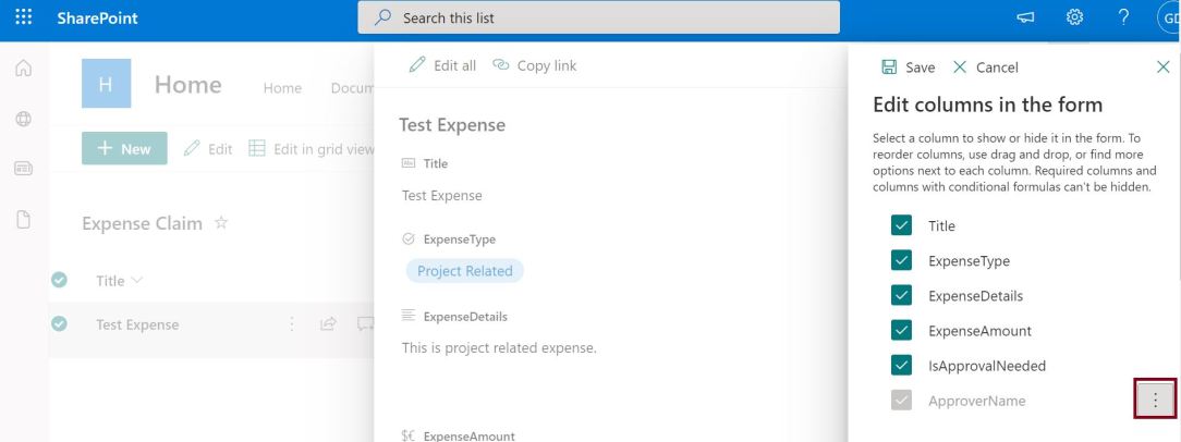 Conditionally show or hide columns in a SharePoint list - Global ...