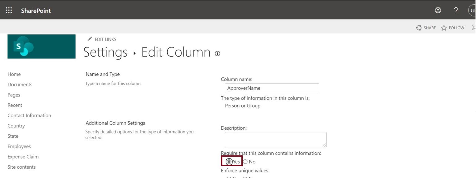 Conditionally show or hide columns in a SharePoint list - Global SharePoint