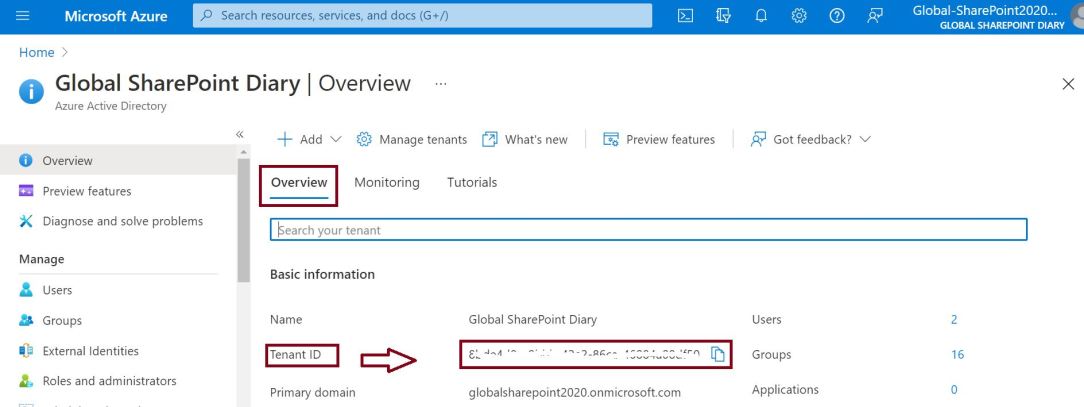 Get tenant id using PowerShell: How to get Tenant ID using Azure ...