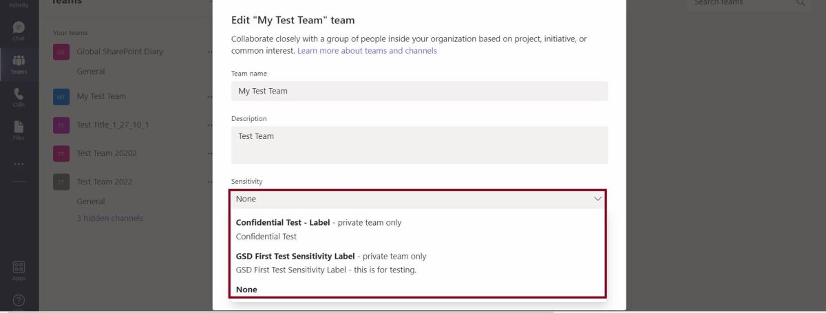 Enable Sensitivity label for Groups, Sites & Teams - Global SharePoint ...
